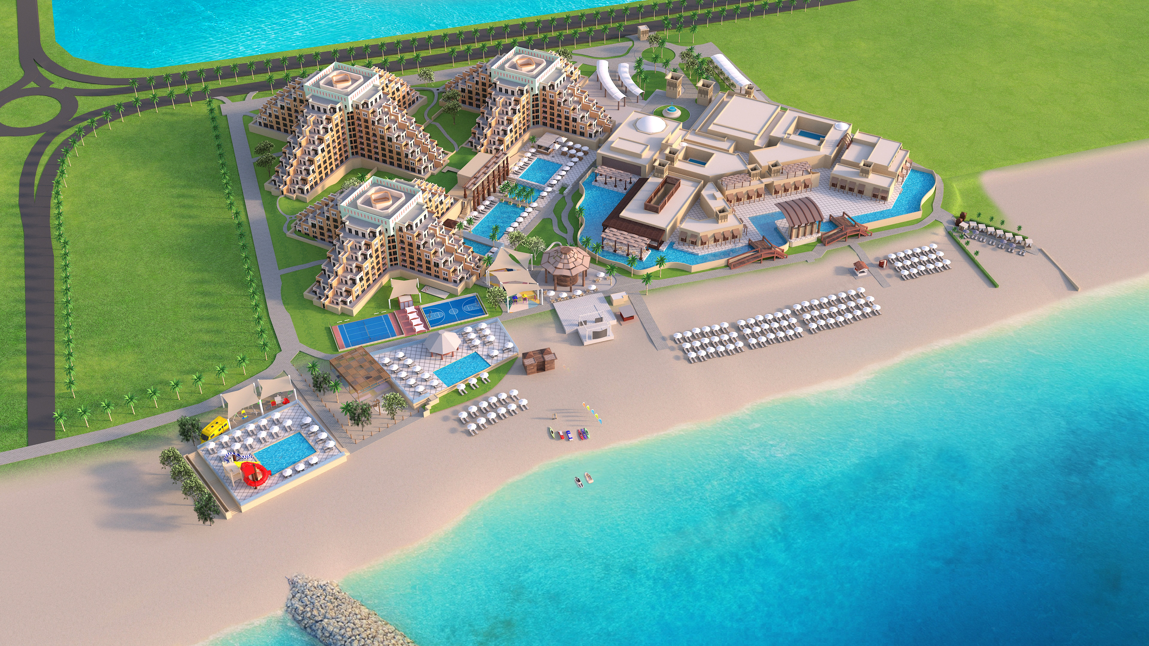 Rixos Bab Al Bahr Interactive Map